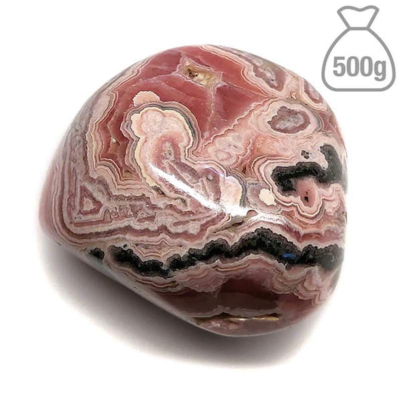 Rodocrosita Rodado Extra Grande. Bolsa 500g.